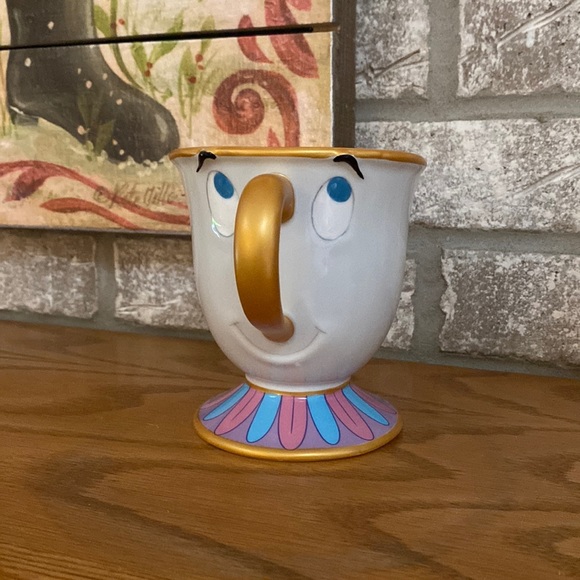 Disney | Kitchen | Disney Beauty And The Beast Chip Coffee Mug Tea Cup ...